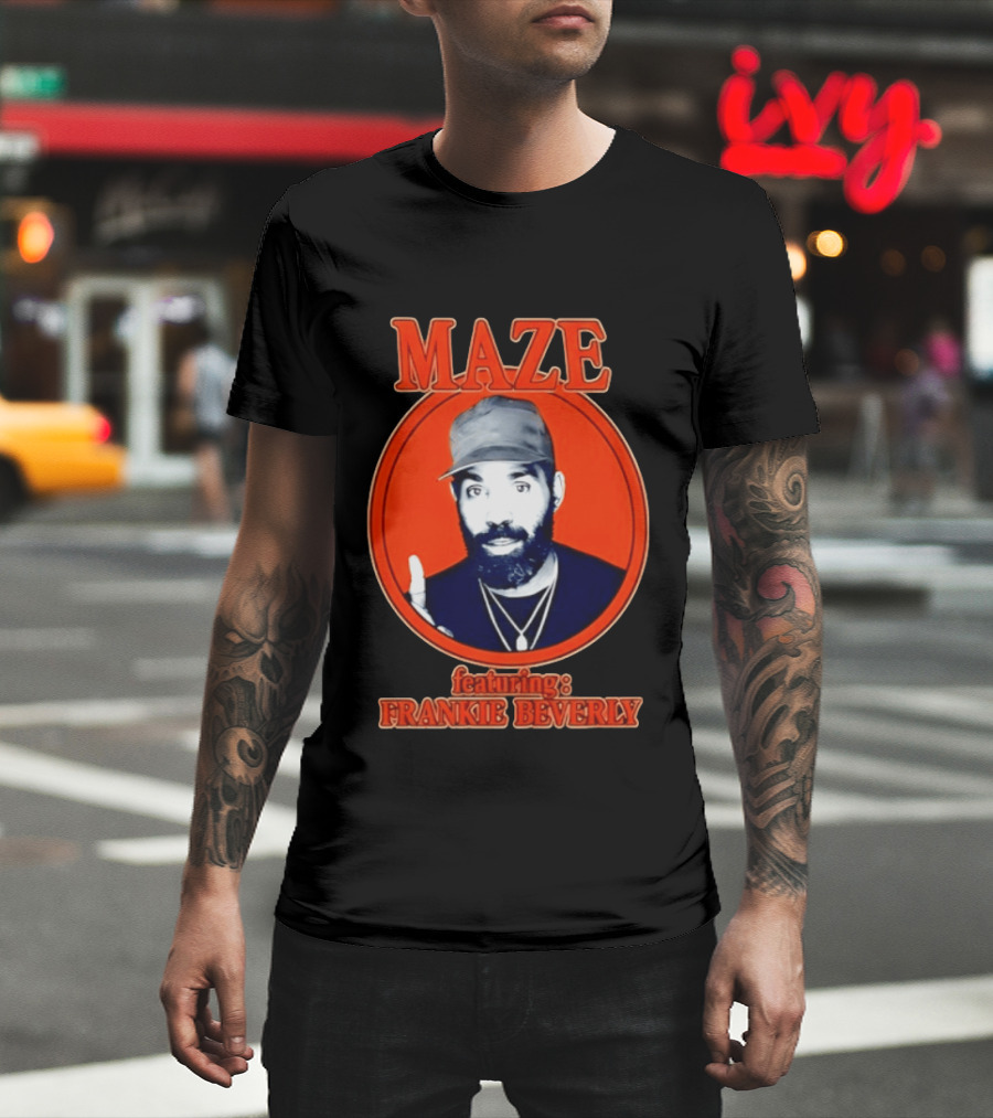 Maze Featuring Frankie Beverly Iconic Soul R&B T-Shirt