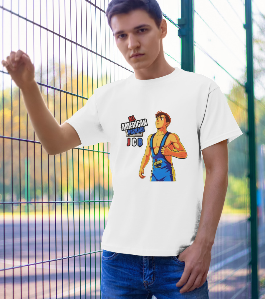 All American Package JCB Anime Wrestler T-Shirt