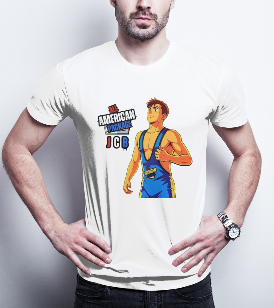 All American Package JCB Anime Wrestler T-Shirt