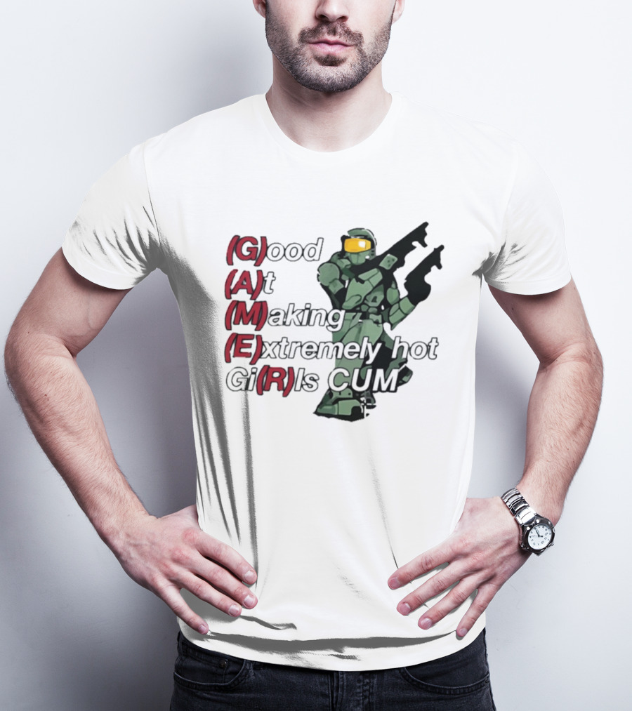 Good At Making Extremely Hot Girls Come Halo Gaming T-Shirt