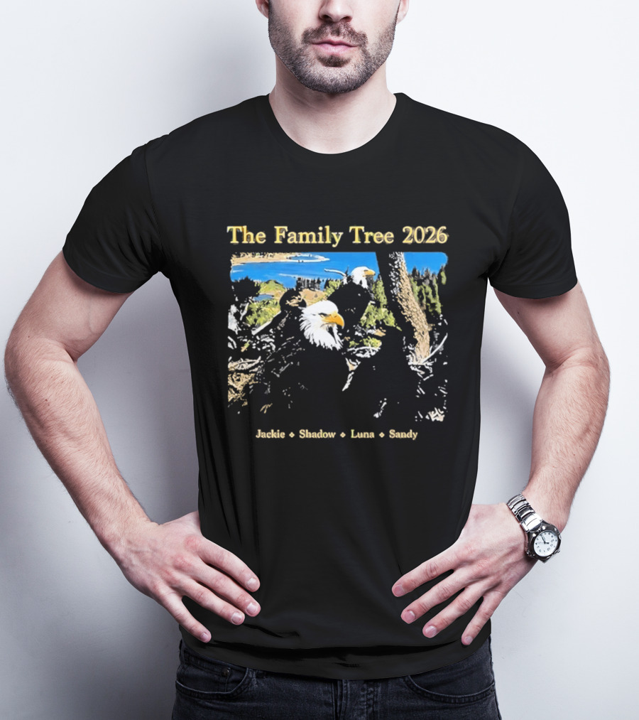 The Family Tree 2026 Jackie Shadow Luna Sandy Bald Eagles T-Shirt