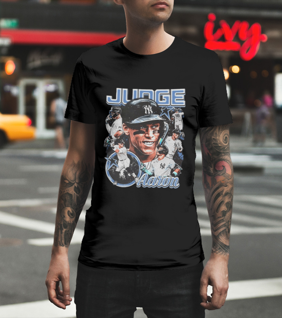 Aaron Judge New York Yankees Baseball Star Player Highlights 2026 T-Shirt