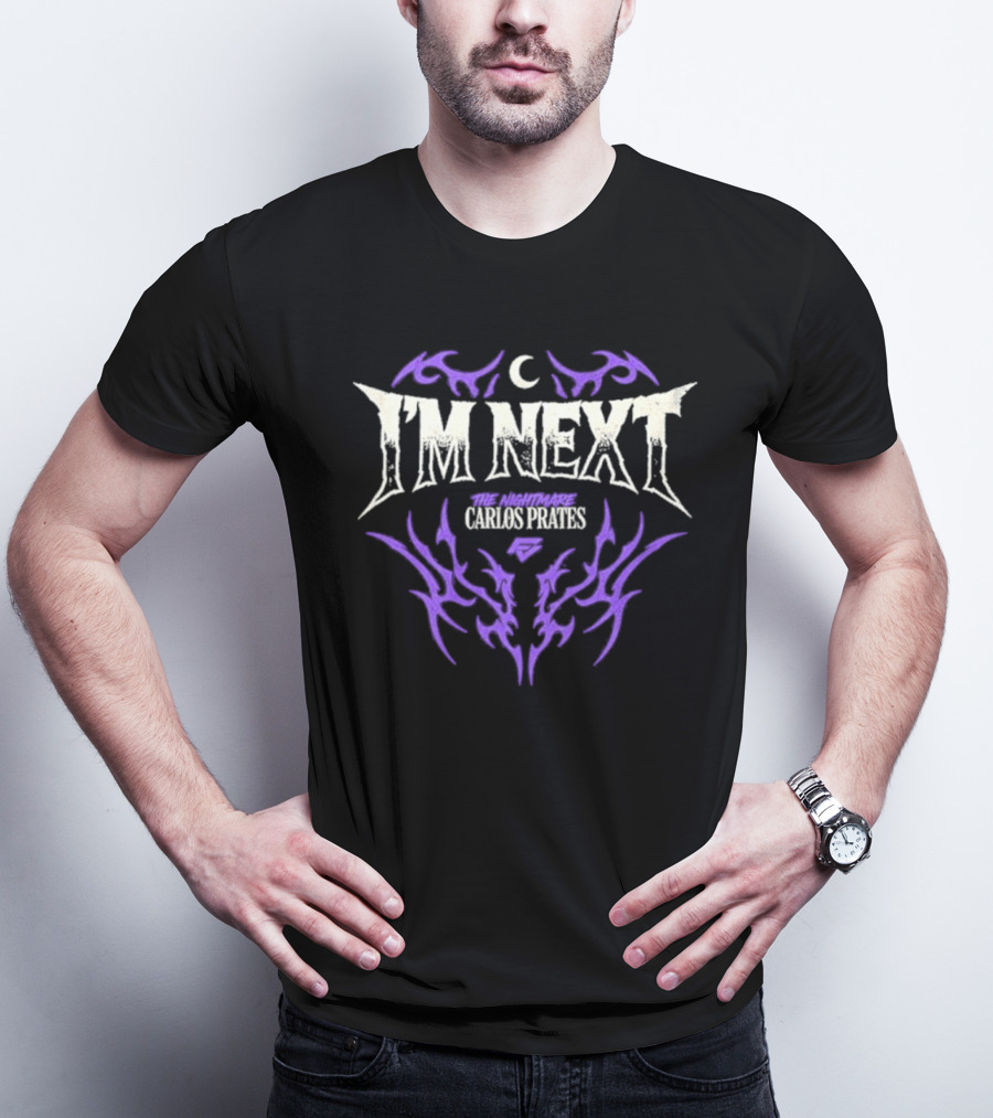 Carlos Prates I'm Next The Nightmare Purple Gothic T-Shirt
