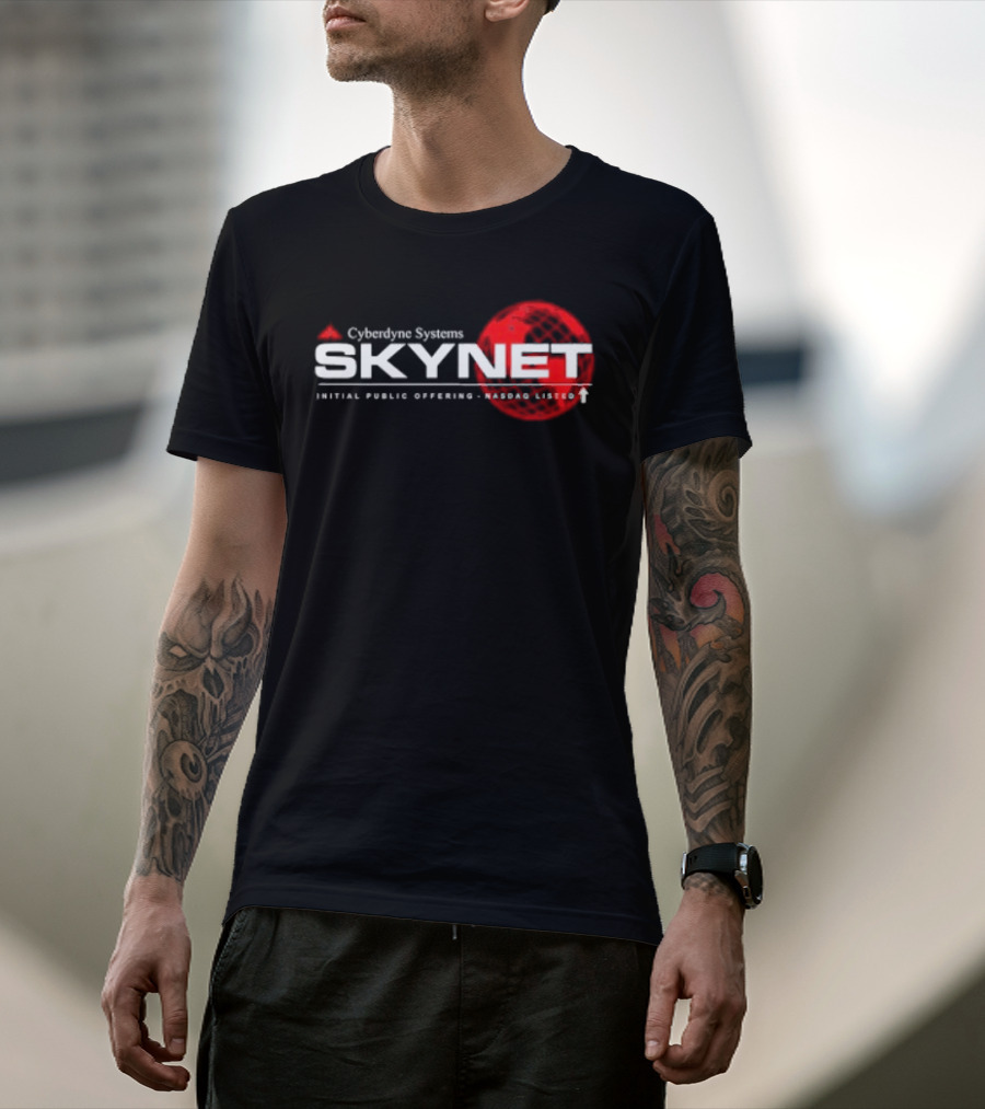 Cyberdyne Systems Skynet IPO Nasdaq Listed T-Shirt