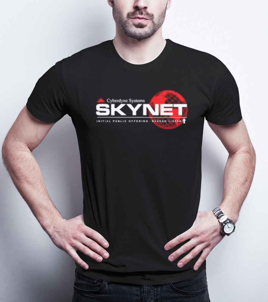Cyberdyne Systems Skynet IPO Nasdaq Listed T-Shirt