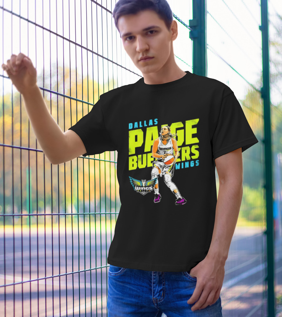 Dallas Wings Paige Bueckers WNBA Basketball Player T-Shirt