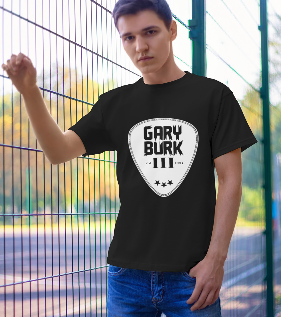 Gary Burk III Est 1994 Guitar Pick Musician Stars T-Shirt