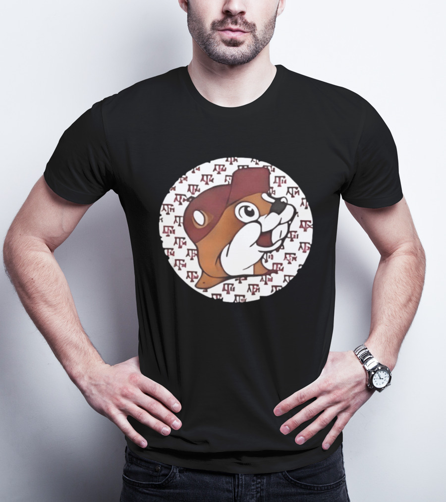 Texas A&M X Buc Ee's Unique TX Football Mashup Two Sided T-Shirt