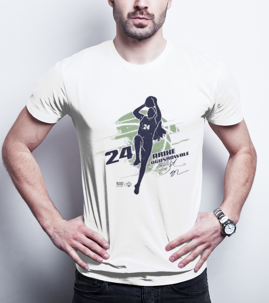 24 Dallas Wings Arike Ogunbowale WNBA Player T-Shirt