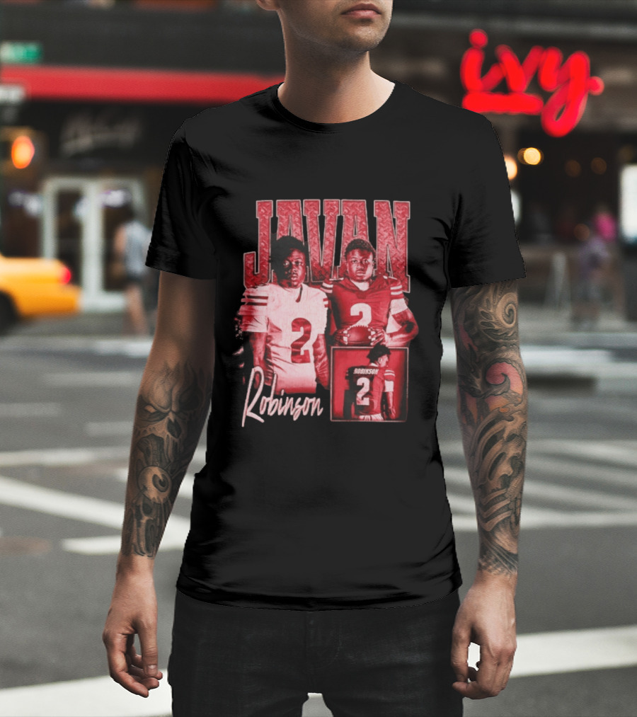 Javan Robinson Florida State Seminoles Football Number 2 T-Shirt