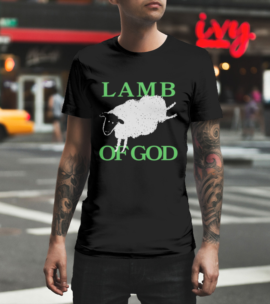 Lamb Of God Heavy Metal Band Metalcore Sheep Image T-Shirt