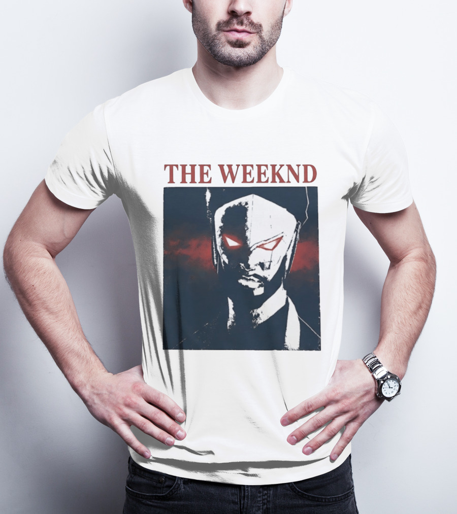The Weeknd Suda51 Mask Concept Art London August 2026 T-Shirt