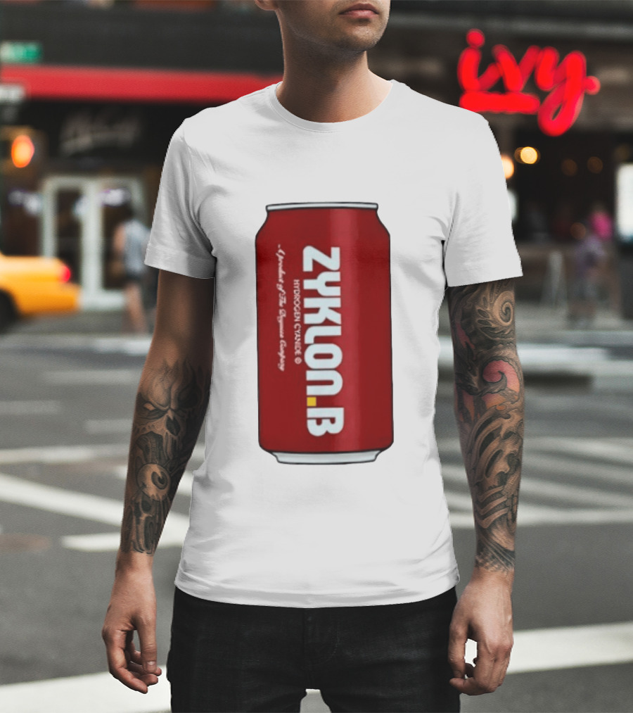 Zyklon B Hydrogen Cyanide A Product Of The Degesch Company T-Shirt