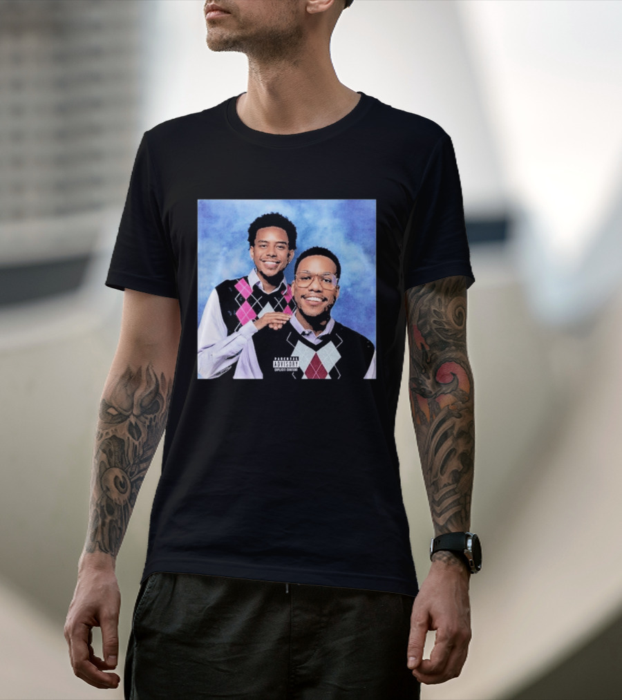Anderson Paak Cordae Step Brothers Parody Album Cover T-Shirt
