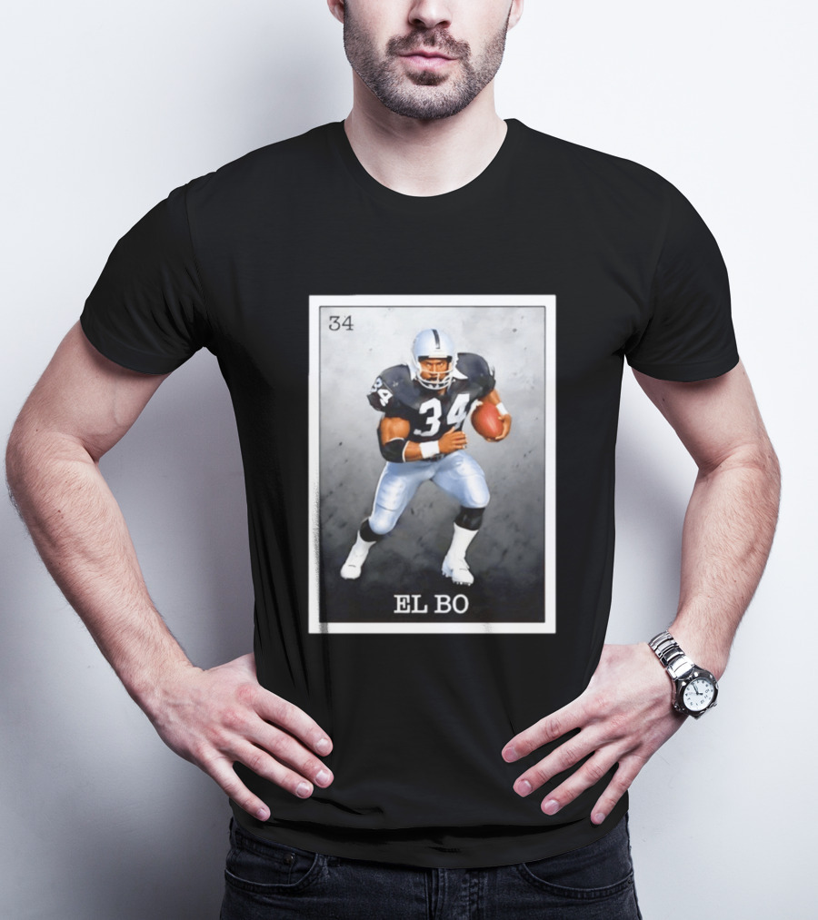 Las Vegas Raiders Football 34 EL BO Jackson T-Shirt