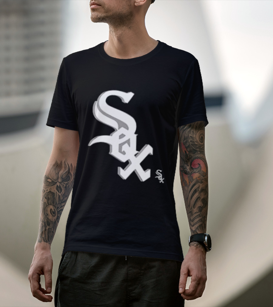 Chicago White Sox Cartoon 2 Sided Sox T-Shirt