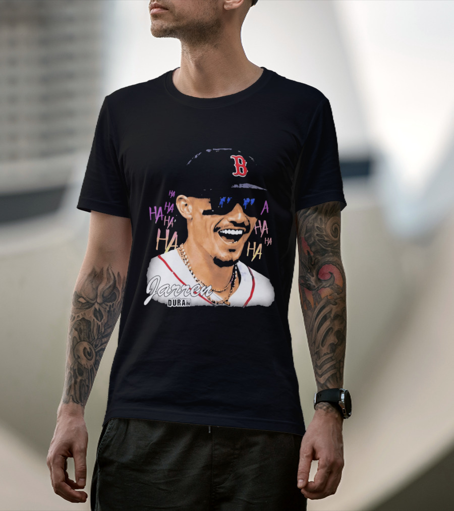 Jarren Duran They Laughed I Kept Going Boston Baseball Humor T-Shirt