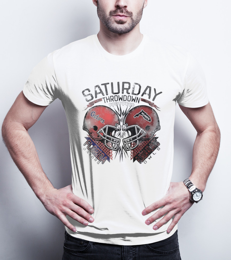 Saturday Showdown Florida Gators Vs Florida Atlantic Owls 2026 T-Shirt