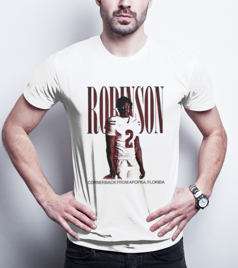 Robinson Football Cornerback From Apopka Florida T-Shirt
