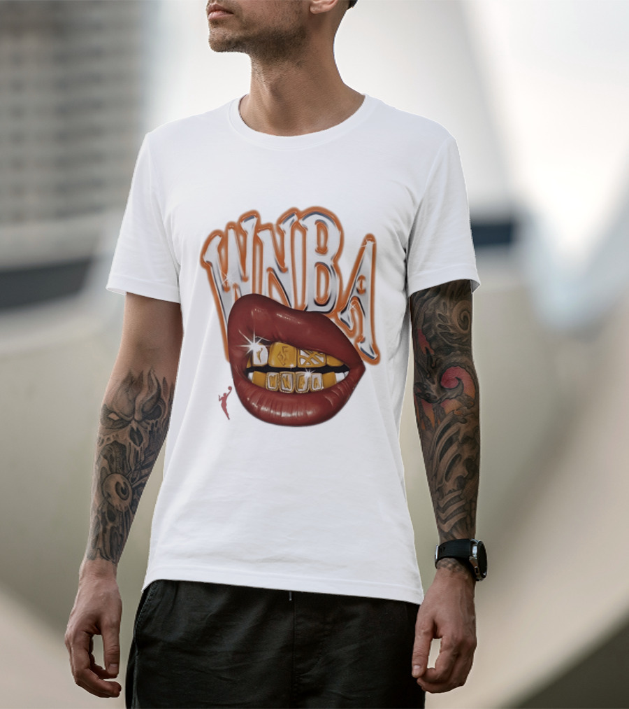 WNBA Grill Mouth Gold Teeth T-Shirt
