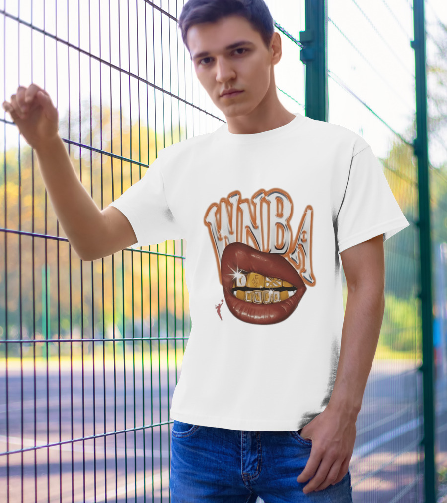 WNBA Grill Mouth Gold Teeth T-Shirt