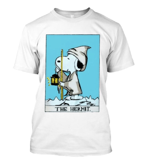 Snoopy The Hermit Tarot Peanuts Charlie Brown T-Shirt