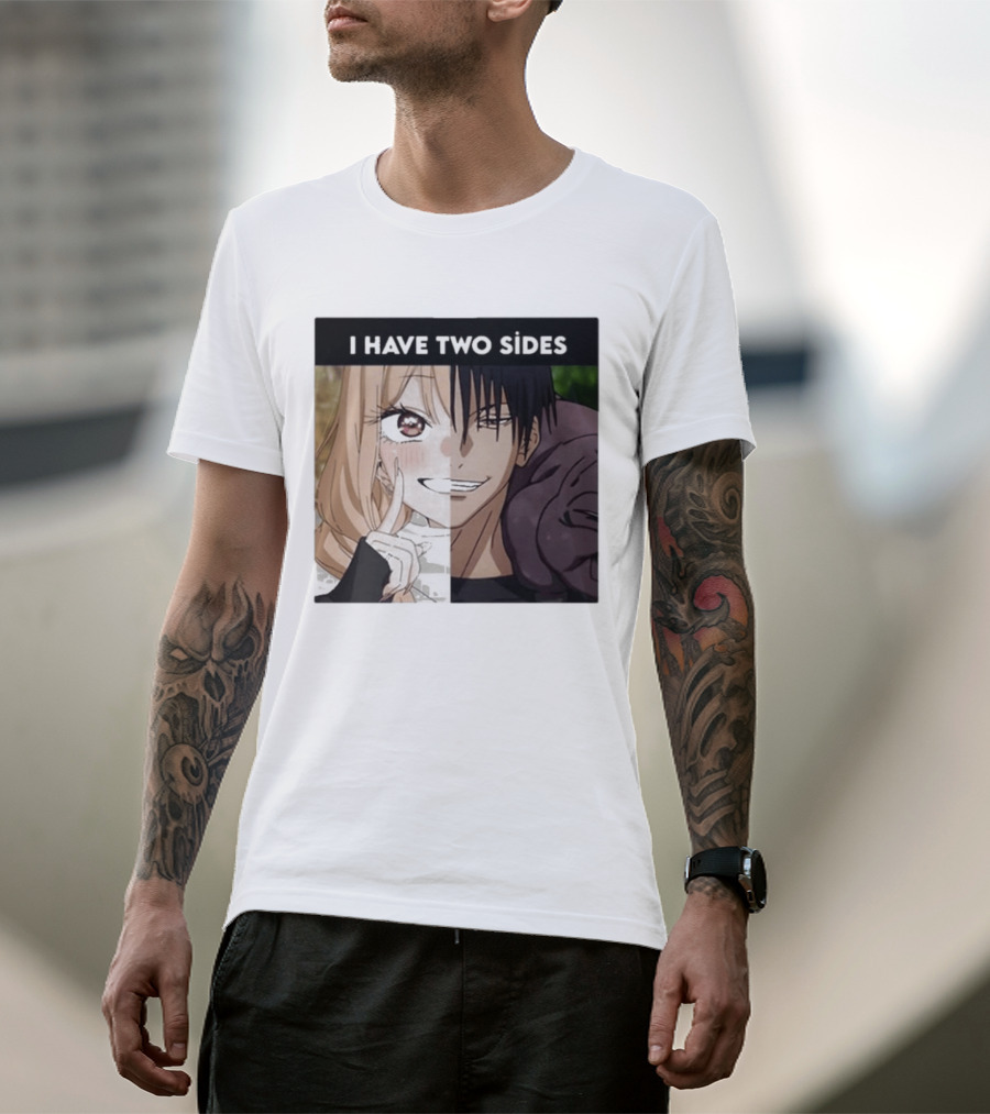 I Have Two Sides Toji Fushiguro And Marin Kitagawa Manga Characters T-Shirt