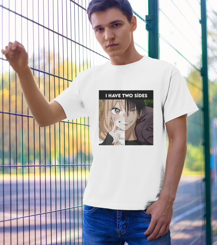 I Have Two Sides Toji Fushiguro And Marin Kitagawa Manga Characters T-Shirt