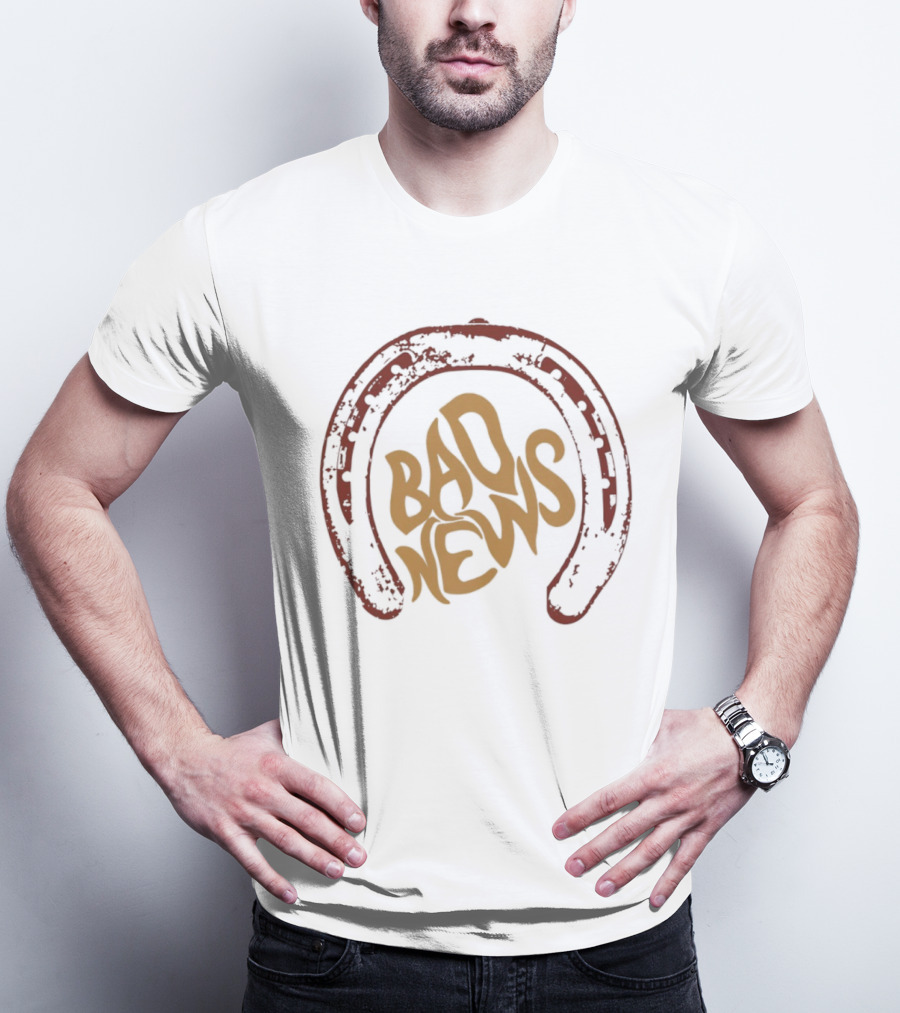 Bad News Music Controversy Horseshoe Pop Culture 2026 T-Shirt