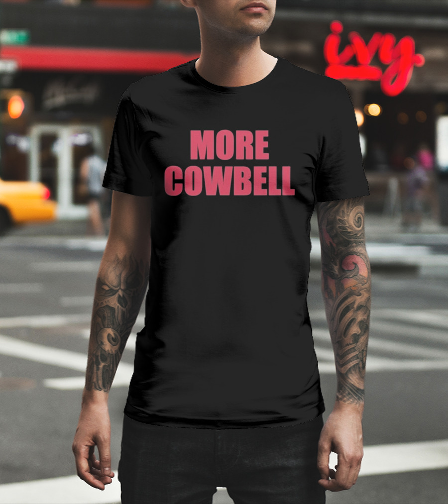 Mississippi State Bulldogs More Cowbell Football T-Shirt