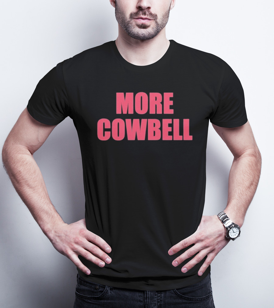 Mississippi State Bulldogs More Cowbell Football T-Shirt