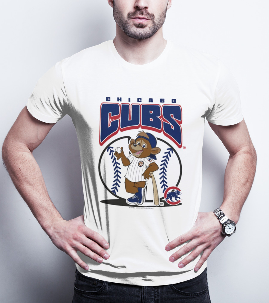 Chicago Cubs Clark The Cub MLB Baseball Character Logo 2026 T-Shirt