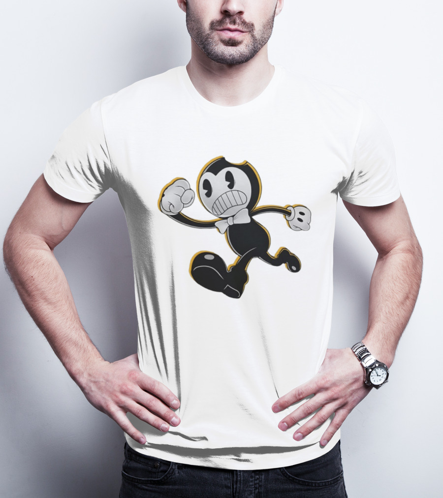 Nightmare Run Bendy Running Character Animation Game T-Shirt