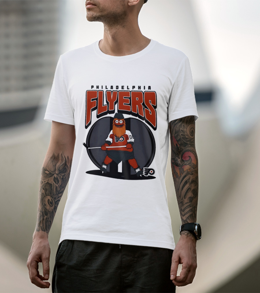Philadelphia Flyers Gritty Mania NHL 2026 Hockey Mascot Fan Gear T-Shirt