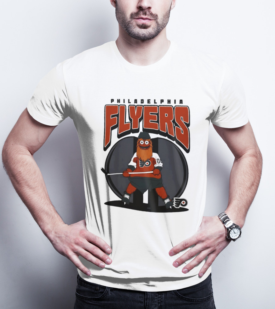Philadelphia Flyers Gritty Mania NHL 2026 Hockey Mascot Fan Gear T-Shirt