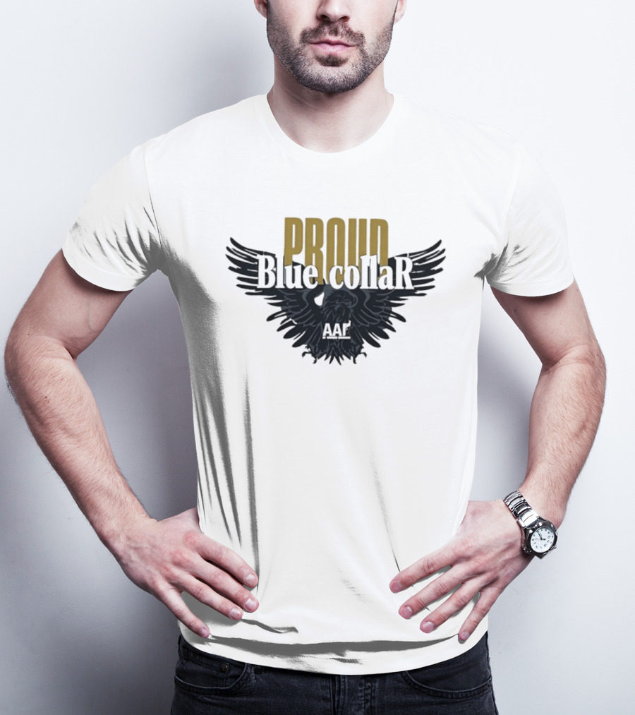 Proud Blue Collar AAF Eagle Worker T-Shirt