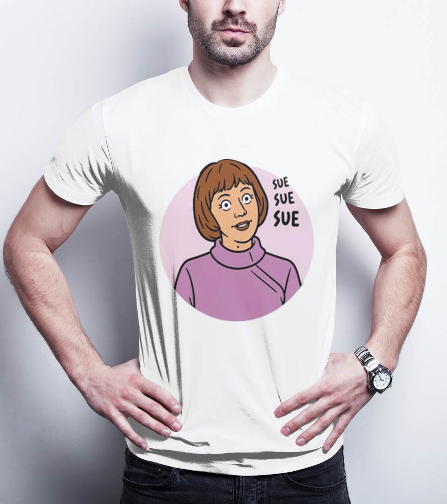 Ann Droid Linda Sue Sue Sue Iconic Catchphrase T-Shirt