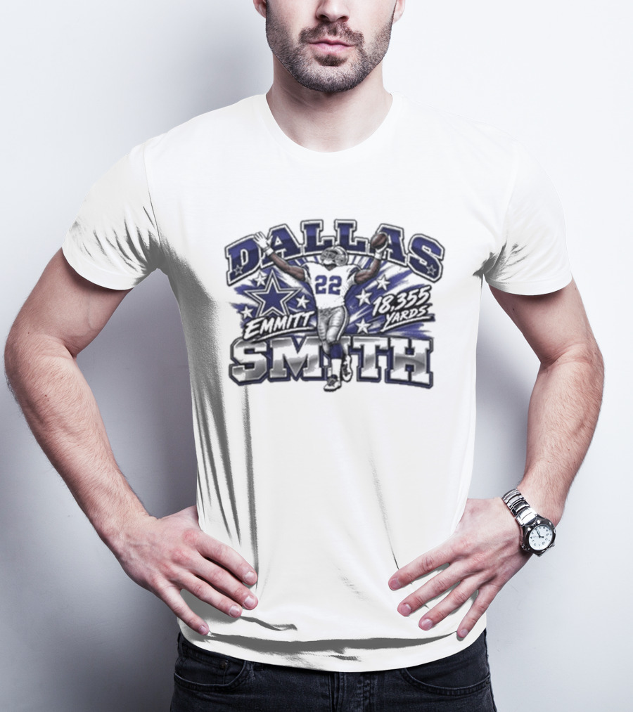 Dallas Emmitt Smith 22 Cheer Legacy T-Shirt