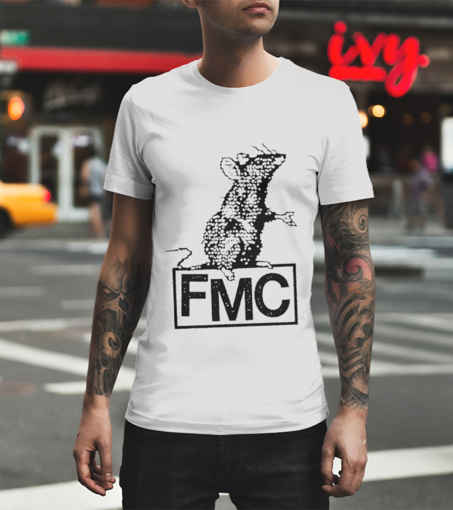FMC Rat Rodent Sketch Drawing T-Shirt
