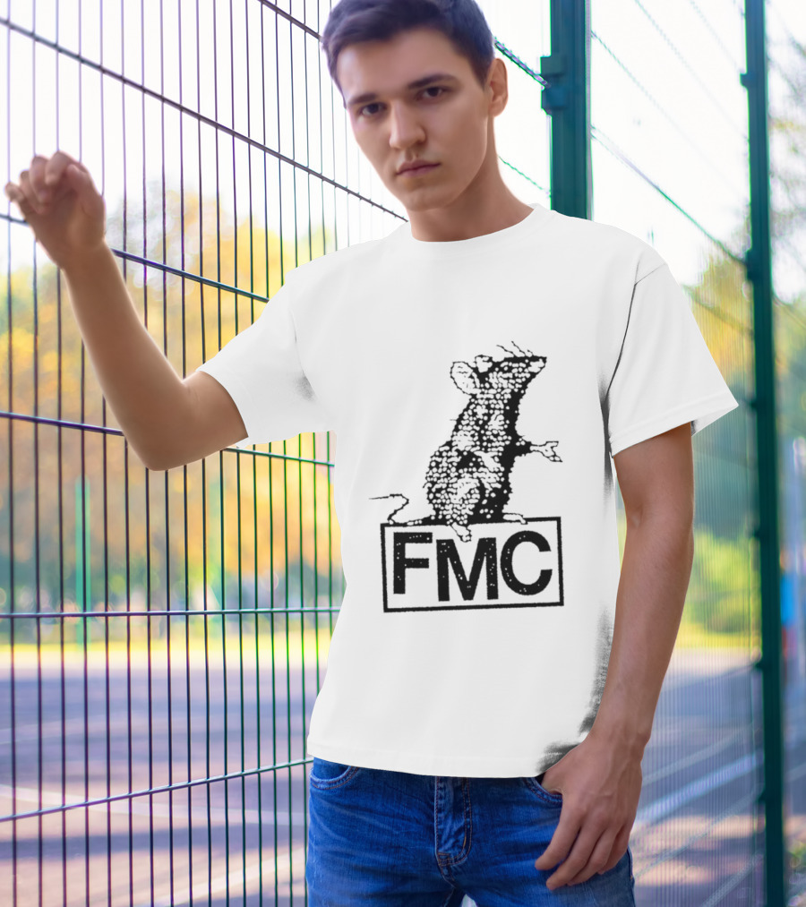 FMC Rat Rodent Sketch Drawing T-Shirt