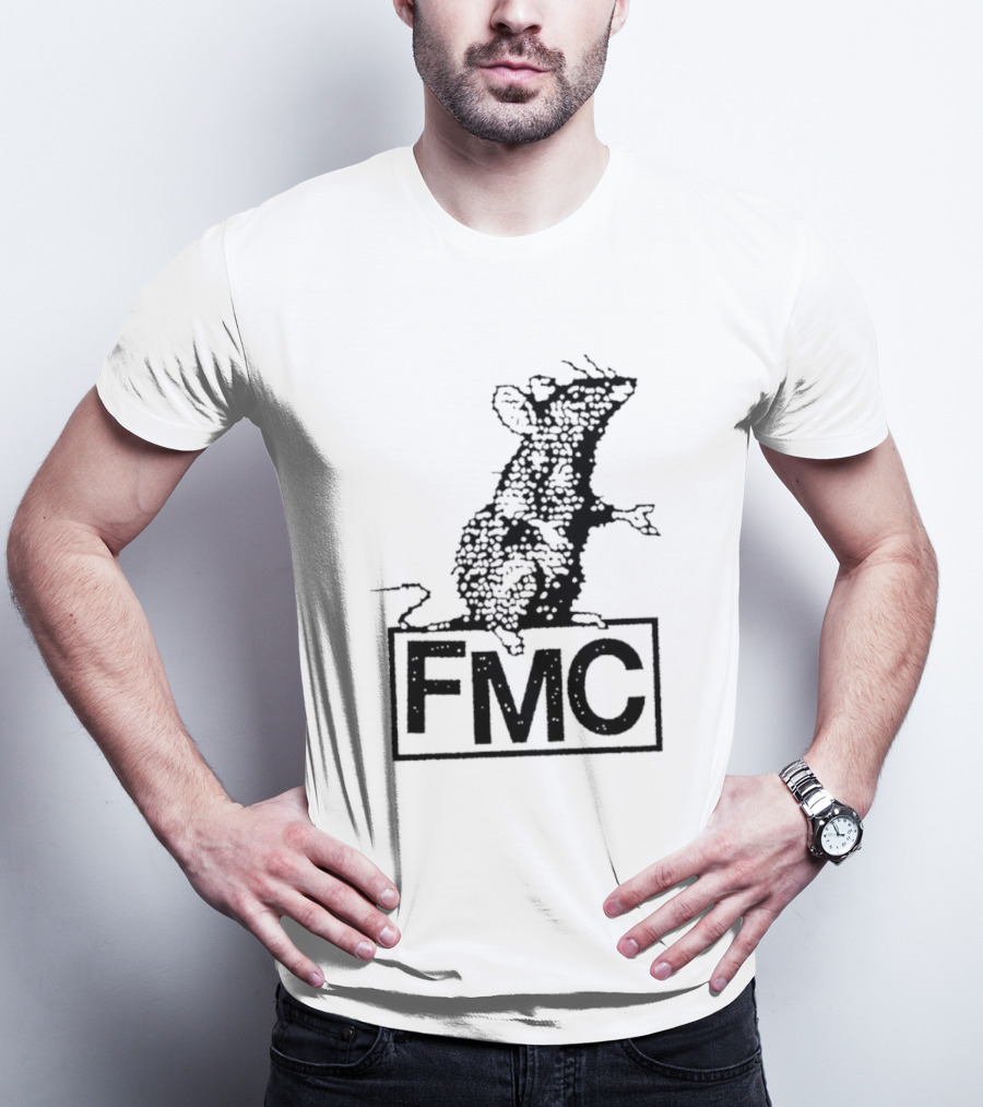 FMC Rat Rodent Sketch Drawing T-Shirt