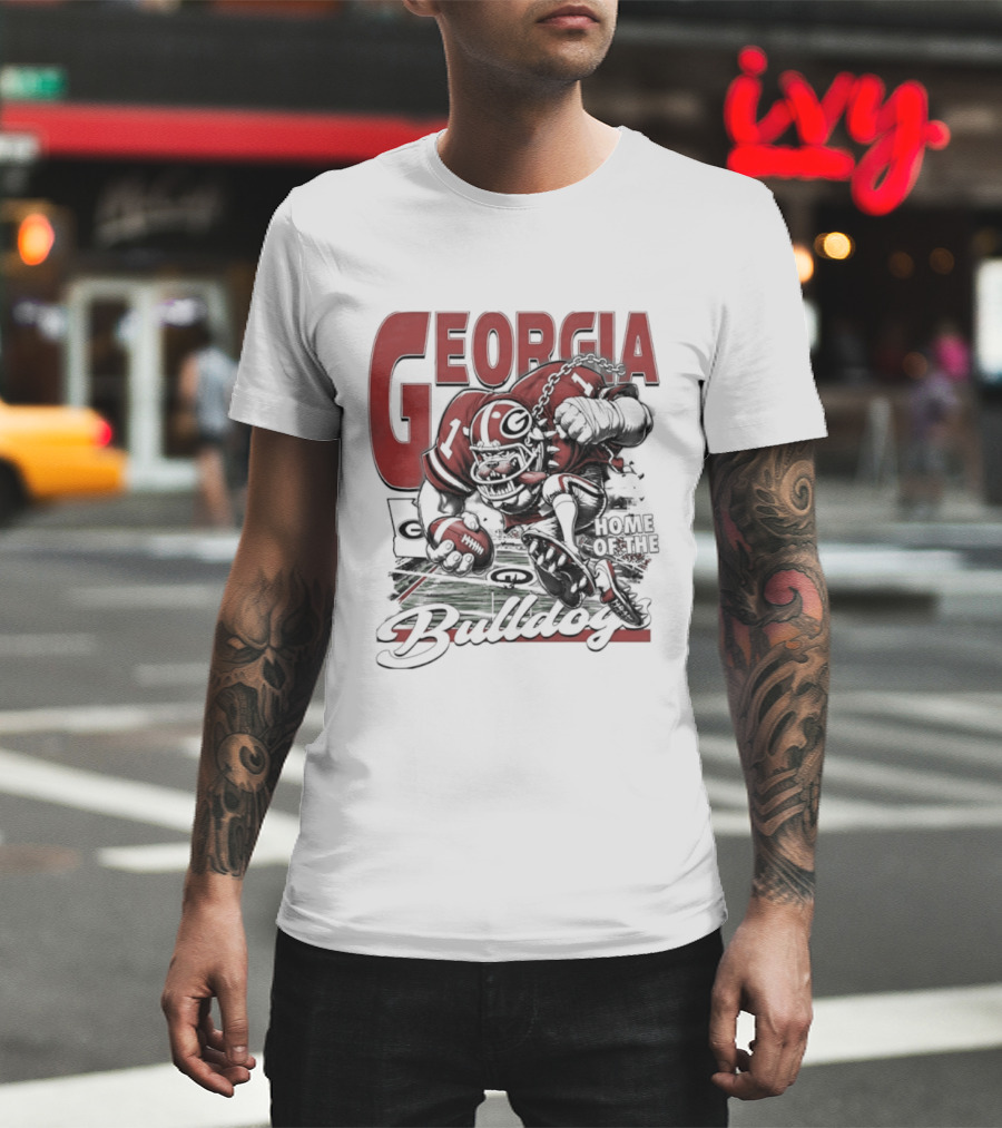 Georgia Bulldogs Home Of The Football Bulldogs T-Shirt
