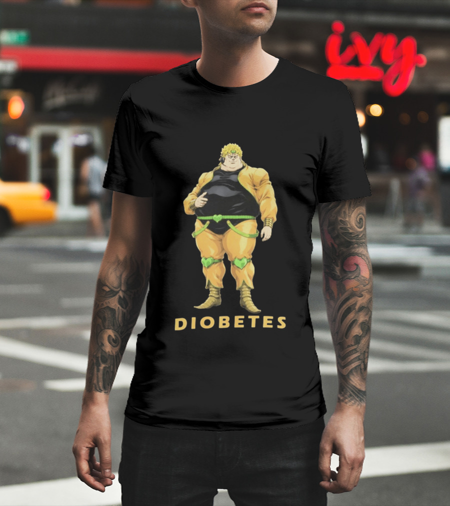 Diabetes Dio Brando JoJo's Bizarre Adventure Meme Characters T-Shirt