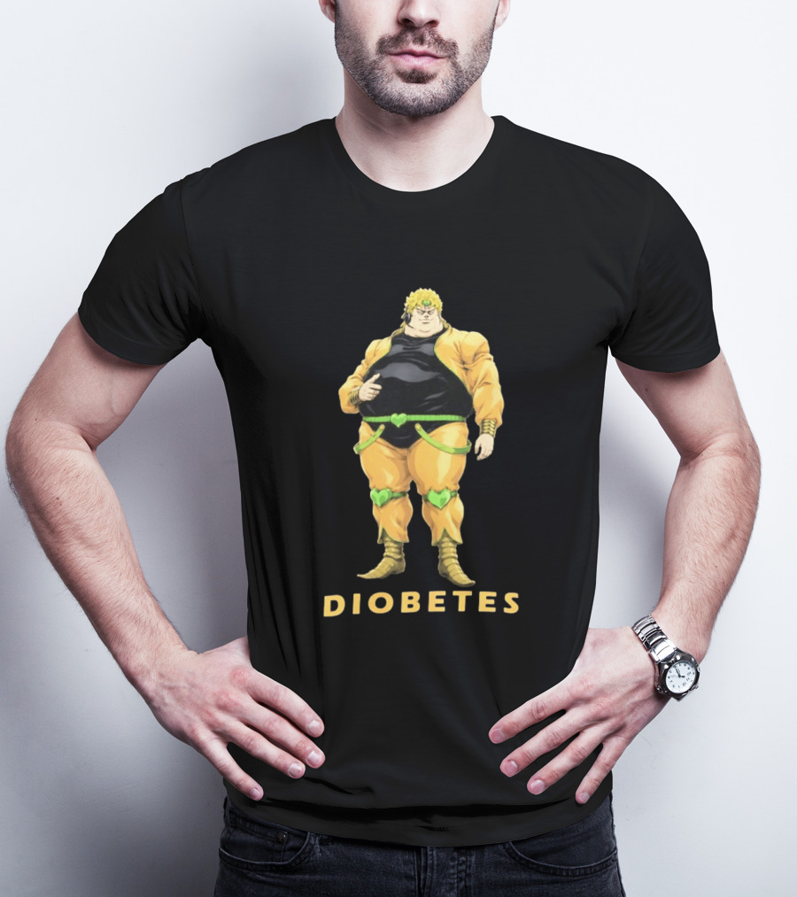 Diabetes Dio Brando JoJo's Bizarre Adventure Meme Characters T-Shirt