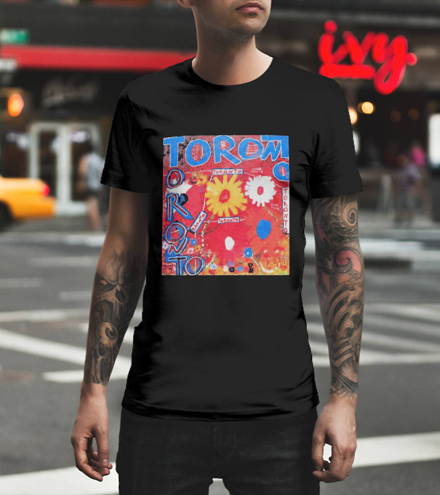 Dylan Cease Ago X Cease Eve Toronto Vibrant Floral T-Shirt