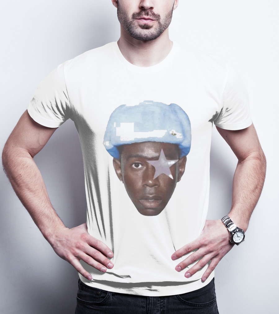 Tyler The Creator Starboy Surreal Blue Hat Star Eye T-Shirt