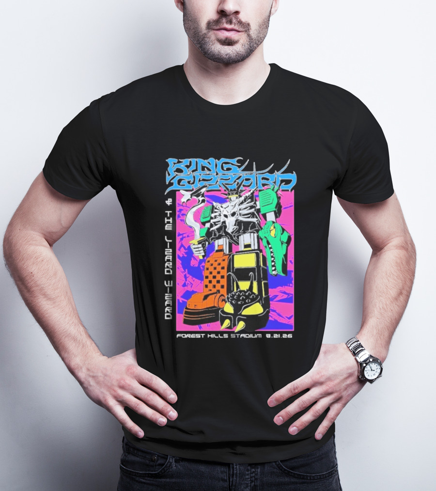 King Gizzard And The Lizard Wizard Forest Hills NY Night 2 August 21 2026 Stadium Show T-Shirt