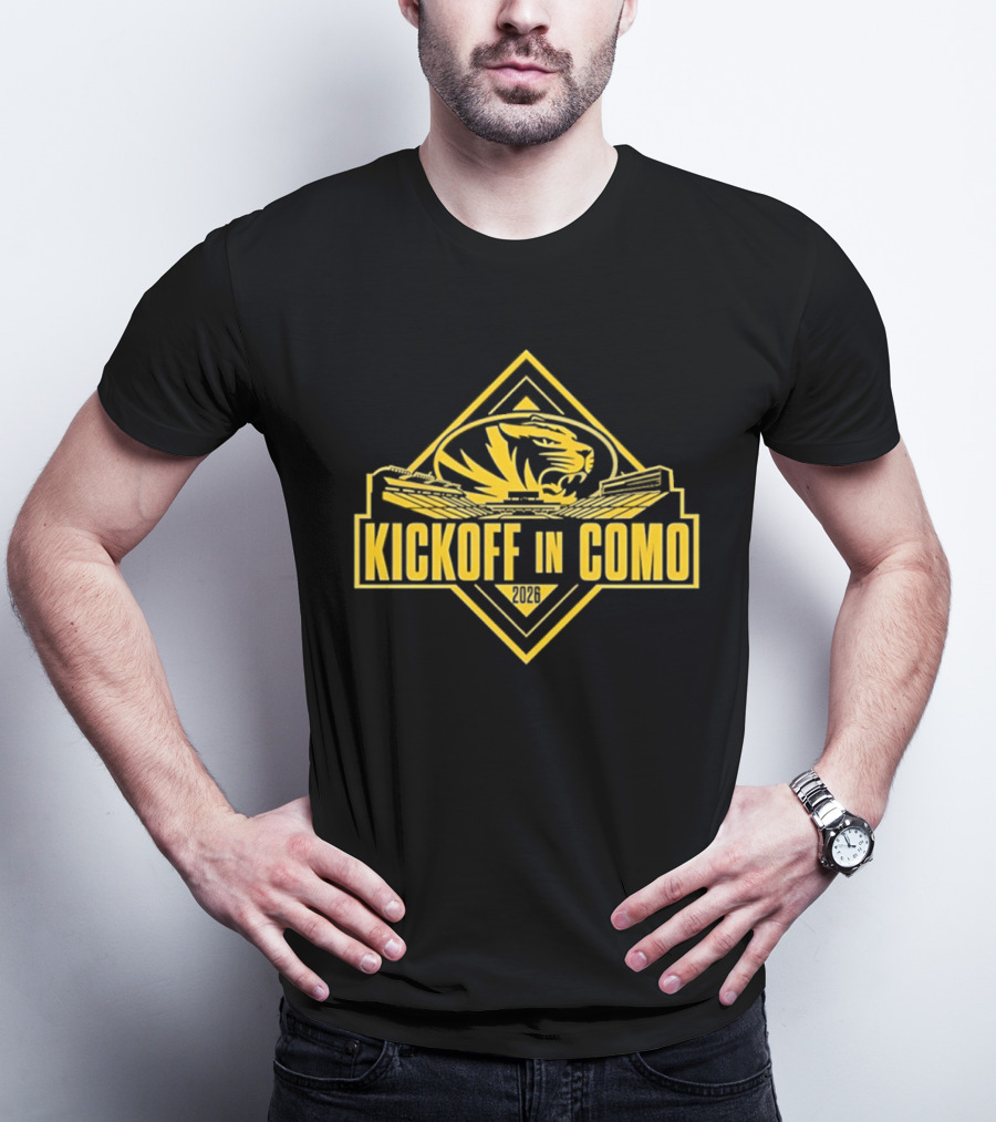 Kickoff In COMO Missouri Tigers Football Event T-Shirt