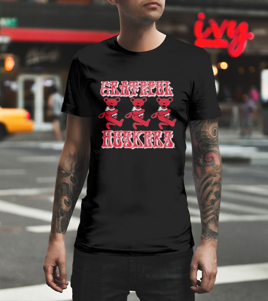 Nebraska Cornhuskers Grateful Huskers Dancing Bears T-Shirt