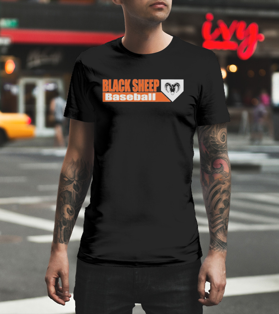 Dee Strange Gordon Black Sheep Baseball Ram T-Shirt